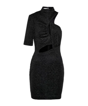 Stella McCartney Malisa One-shoulder Minidress - Black