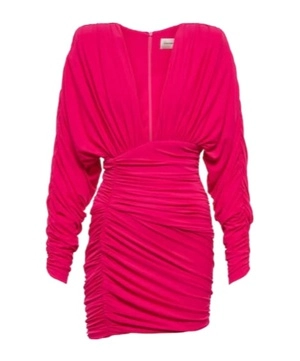 Alexandre Vauthier Ruched Minidress - Red