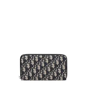 Dior Long Zipped Wallet - Black