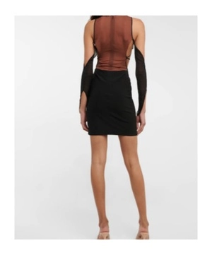 NENSI DOJAKA Cutout Crêpe Minidress