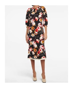 Marni Floral Printed Midi Dress