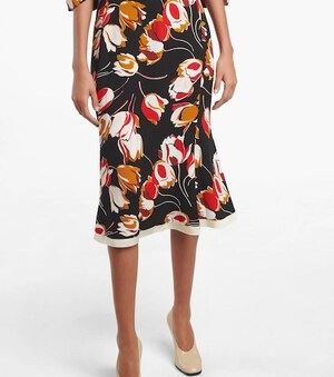 Marni Floral Printed Midi Dress