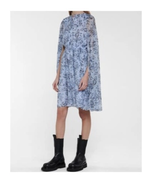 Erdem Austin Printed Silk Voile Minidress