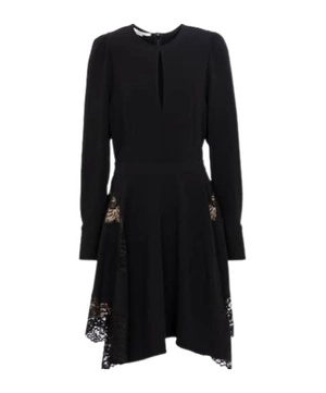 Stella McCartney Celeste Lace-trimmed Cady Mini Dress