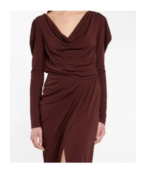 Altuzarra Shoshana Cowl Neck Midi Dress