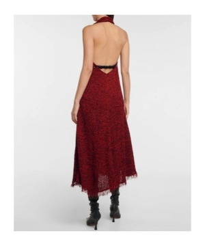 Proenza Schouler Crocheted Halterneck Midi Dress