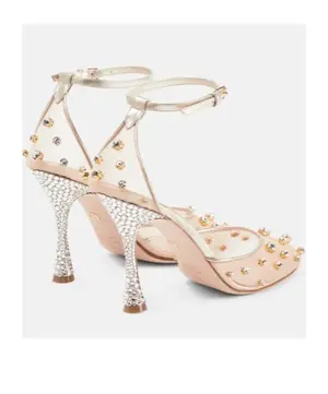 Giambattista Valli Embellished Mesh Pumps