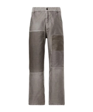 Visvim Pastoral Patchwork Striped Cotton Wide-leg Pants