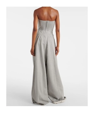 Vetements Oversized Cotton-blend Jersey Wide Leg Sweatpants
