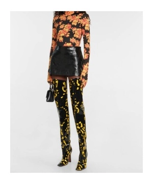 Vetements Printed Over-the-knee Boots