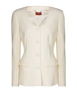 Altuzarra Tamaar Virgin Wool Jacket - Nude