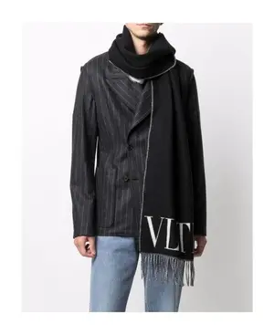 Valentino Garavani Vltn Fringed Scarf