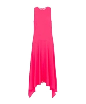 Stella McCartney Handkerchief-hem Midi Dress - Pink