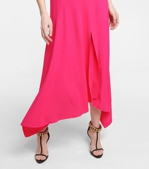 Stella McCartney Handkerchief-hem Midi Dress