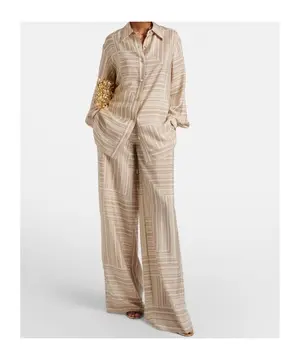 JOSEPH Printed Pattern Casual Pants