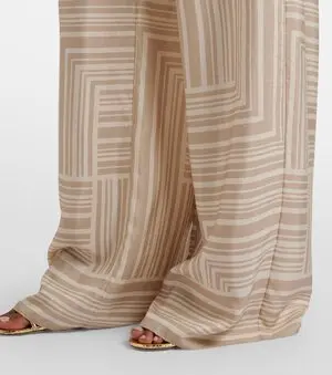 JOSEPH Printed Pattern Casual Pants