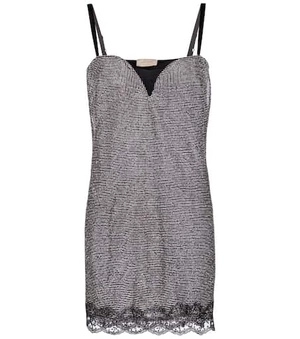 CHRISTOPHER KANE Embellished Minidress - Gray