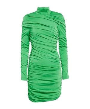 Stella McCartney Ruched Minidress - Green