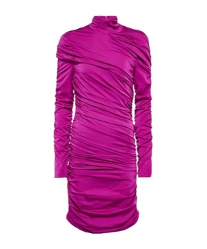 Stella McCartney Ruched Mini Dress - Pink