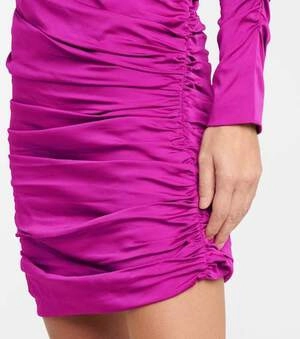 Stella McCartney Ruched Mini Dress - Pink
