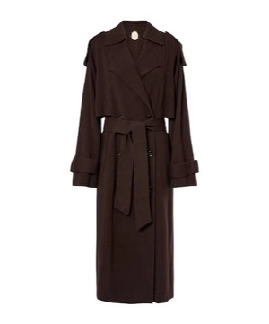 Jardin Des Orangers Wool And Cashmere Trench Coat - Black