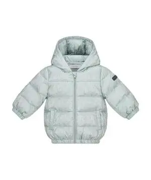 Dior Baby Hooded Down Jacket - Green