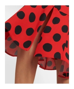Marni Polka Dot Cady Midi Dress