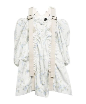 Simone Rocha Puff-sleeve Minidress - White