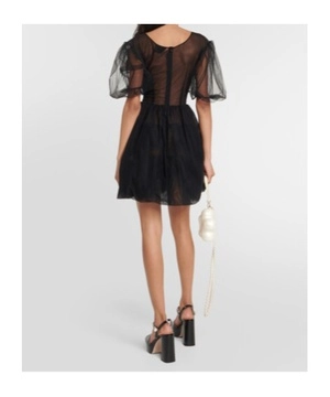 Simone Rocha Embellished Tulle Minidress