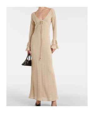 Blumarine Crochet Maxi Dress