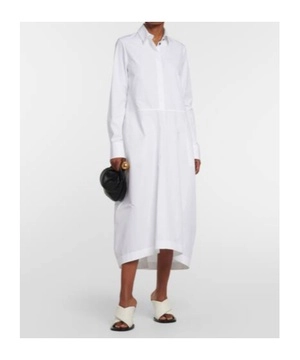 JIL SANDER Cotton Poplin Shirt Dress