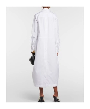 JIL SANDER Cotton Poplin Shirt Dress