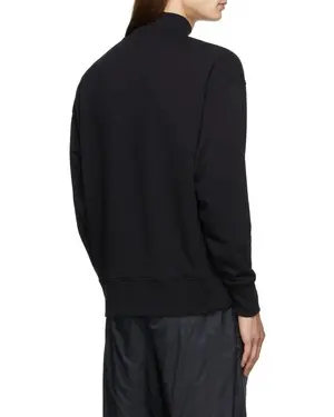 MSGM Logo Printed High Neck Sweatshirt