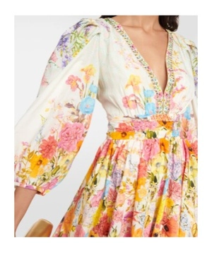 Camilla Sunlight Symphony Cotton And Silk Minidress