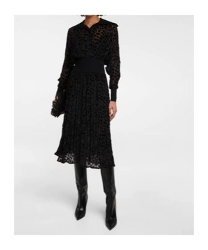 Tory Burch Velvet Devoré Midi Dress