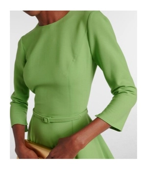 Oscar De La Renta Asymmetrical Midi Dress