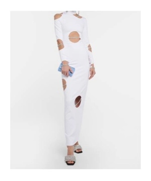 CHRISTOPHER KANE Embellished Cutout Maxi Dress