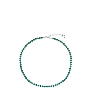 Amina Muaddi Crystal Necklace - Green