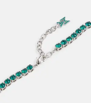 Amina Muaddi Crystal Necklace