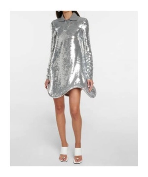 J.W.ANDERSON Sequined Polo Minidress