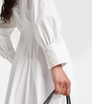 Altuzarra Isabela Cotton-blend Midi Dress