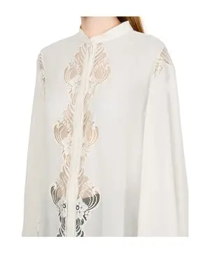 Chloé High-necked Long-sleeved Shirt