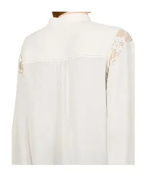Chloé High-necked Long-sleeved Shirt