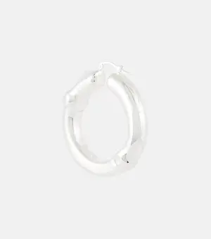 JIL SANDER Bamboo Hoop Earrings
