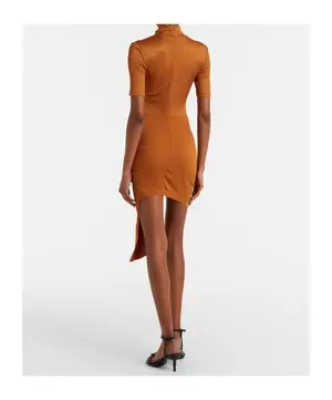 Christopher Esber Fusion Ruched Minidress