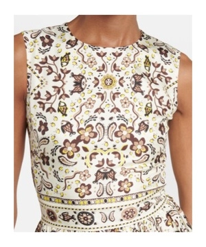 Tory Burch Printed Silk Minidress
