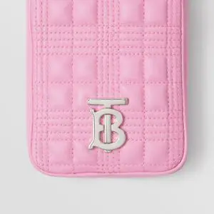 Burberry Lola Quilted Pouch Bag With Chain Strap