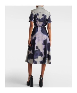 Altuzarra Kiera Printed Midi Shirt Dress