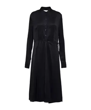 JIL SANDER A-line Midi Dress - Black