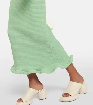 JIL SANDER Jersey Midi Dress